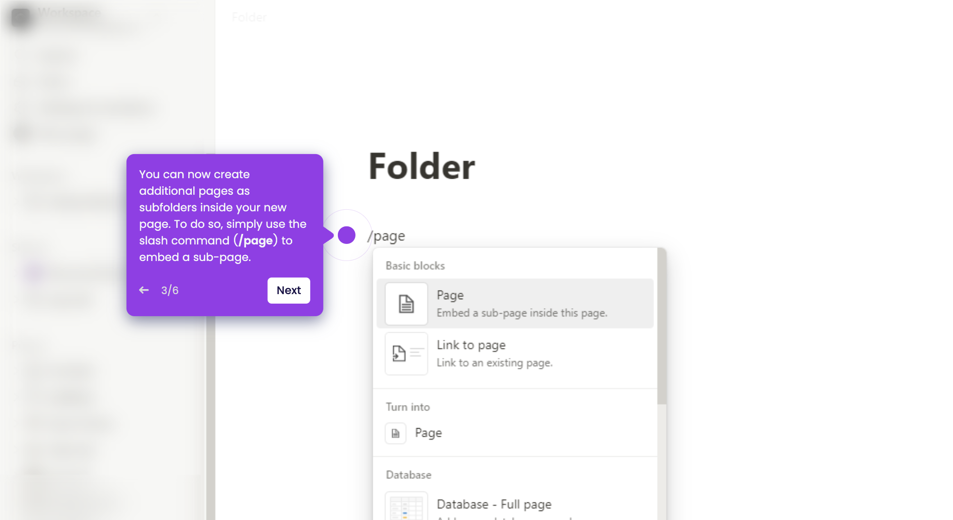 How to Create a Folder in Notion: 1-Min Guide
